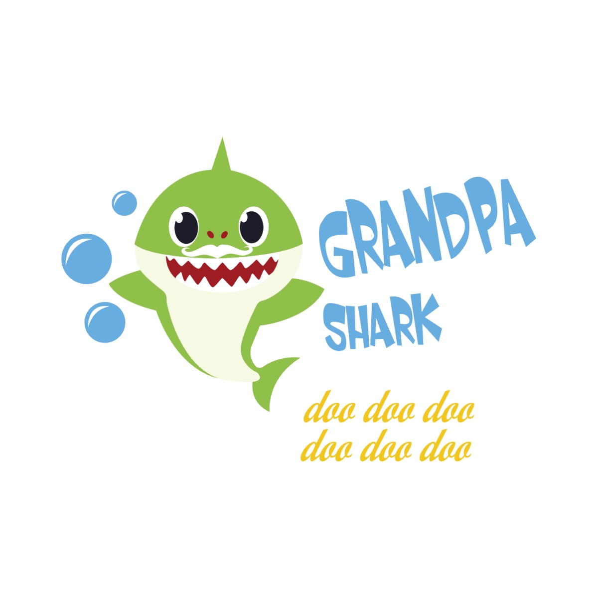Blue Grandpa Shark Doo Doo Doo Svg, Family Svg, Grandpa Shar | Inspire ...