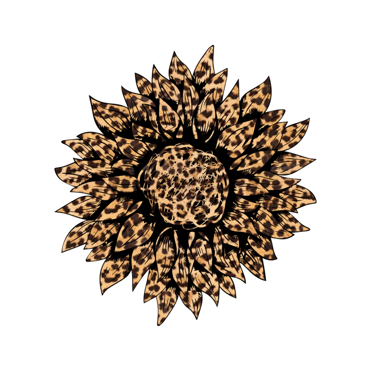 Leopard Sunflower Svg, Flower Svg, Leopard Svg, Sunflower Sv | Inspire ...
