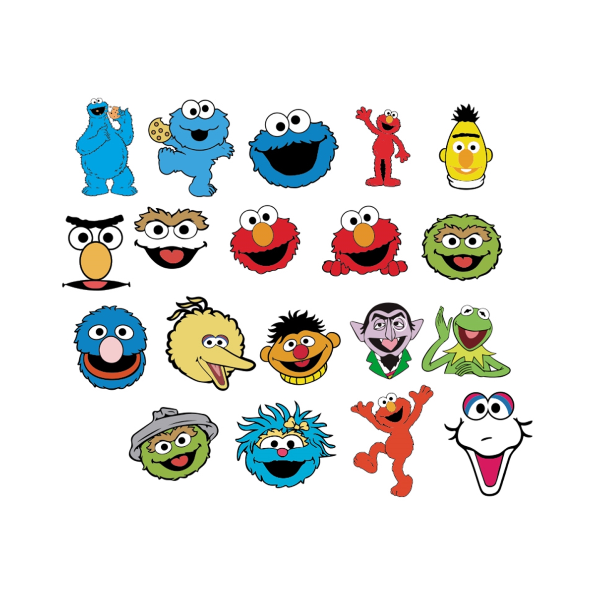 Bert And Ernie Bundle Svg, Cartoon Svg, Bert Svg, Ernie Svg, | Inspire ...