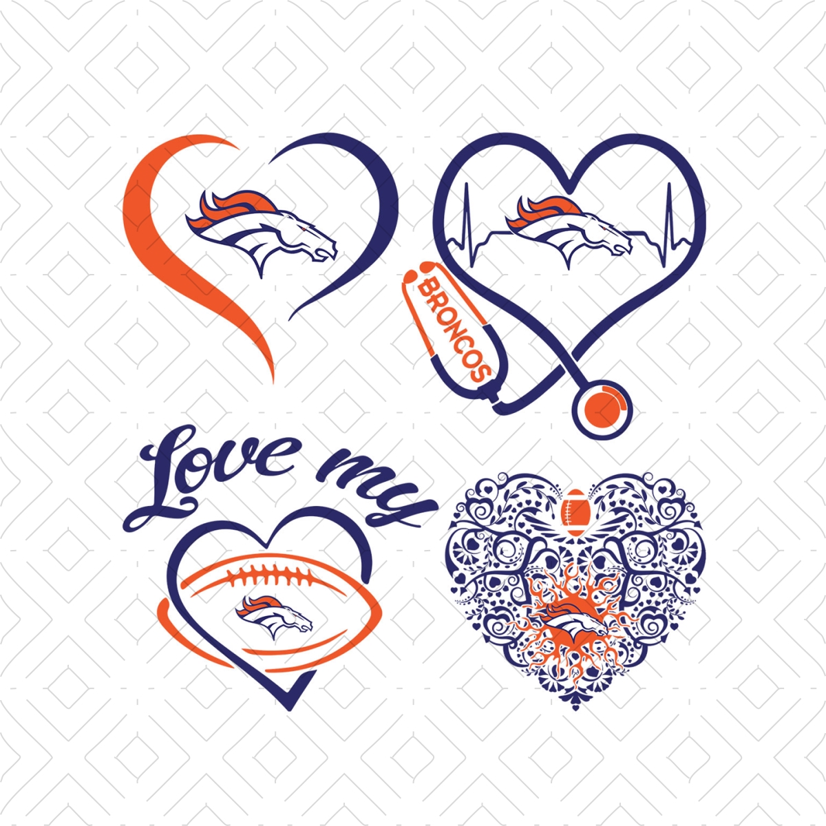 Denver Broncos SVG, Broncos Logo SVG, Denver Broncos Clipart - Inspire ...