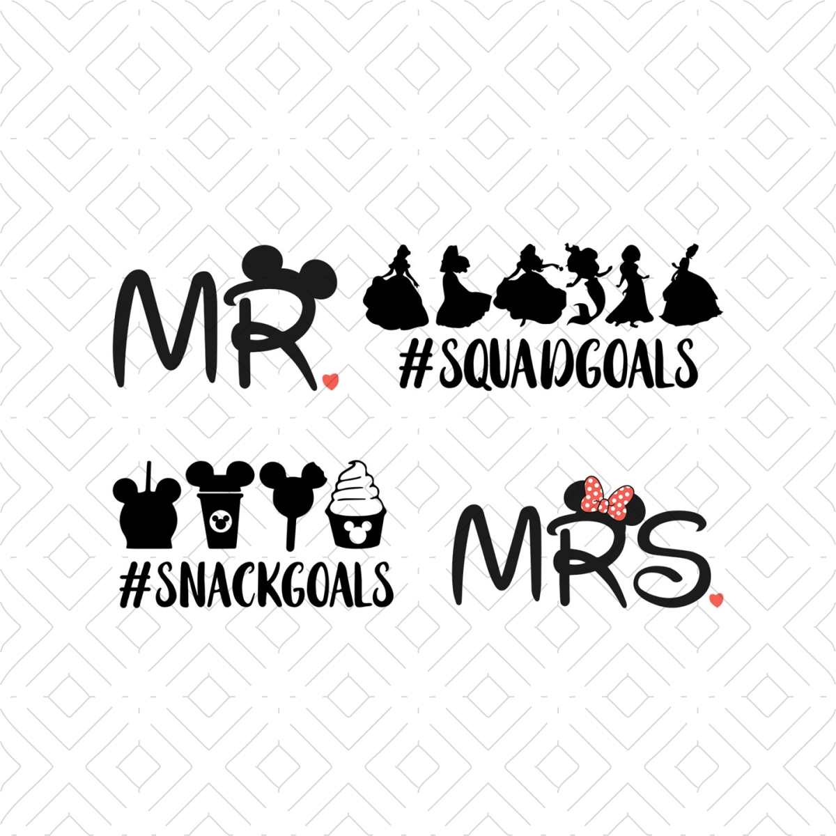 Mr Mickey Mouse SVG, Squad Goals, Snack Goals SVG, Mickey Mo | Inspire ...