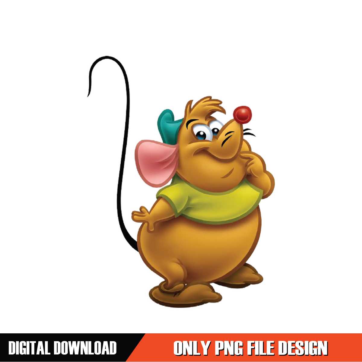 Gus Gus Disney Cinderella Mouse Clipart PNG | Inspire Uplift