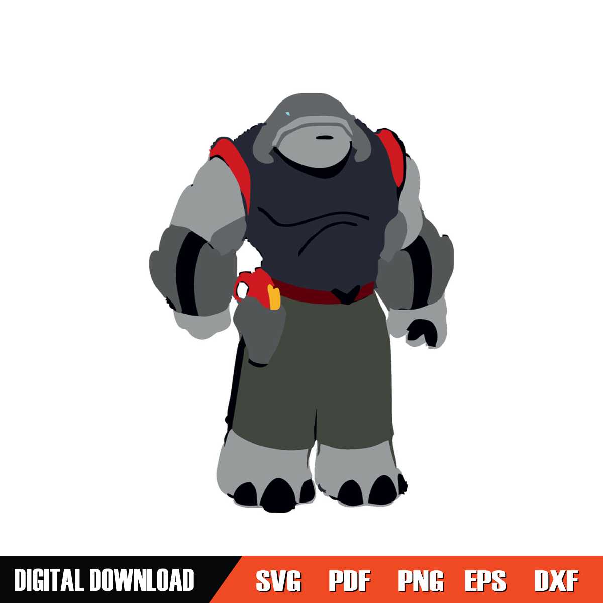 Captain Gantu Disney Lilo Stitch Antagonist SVG | Inspire Uplift