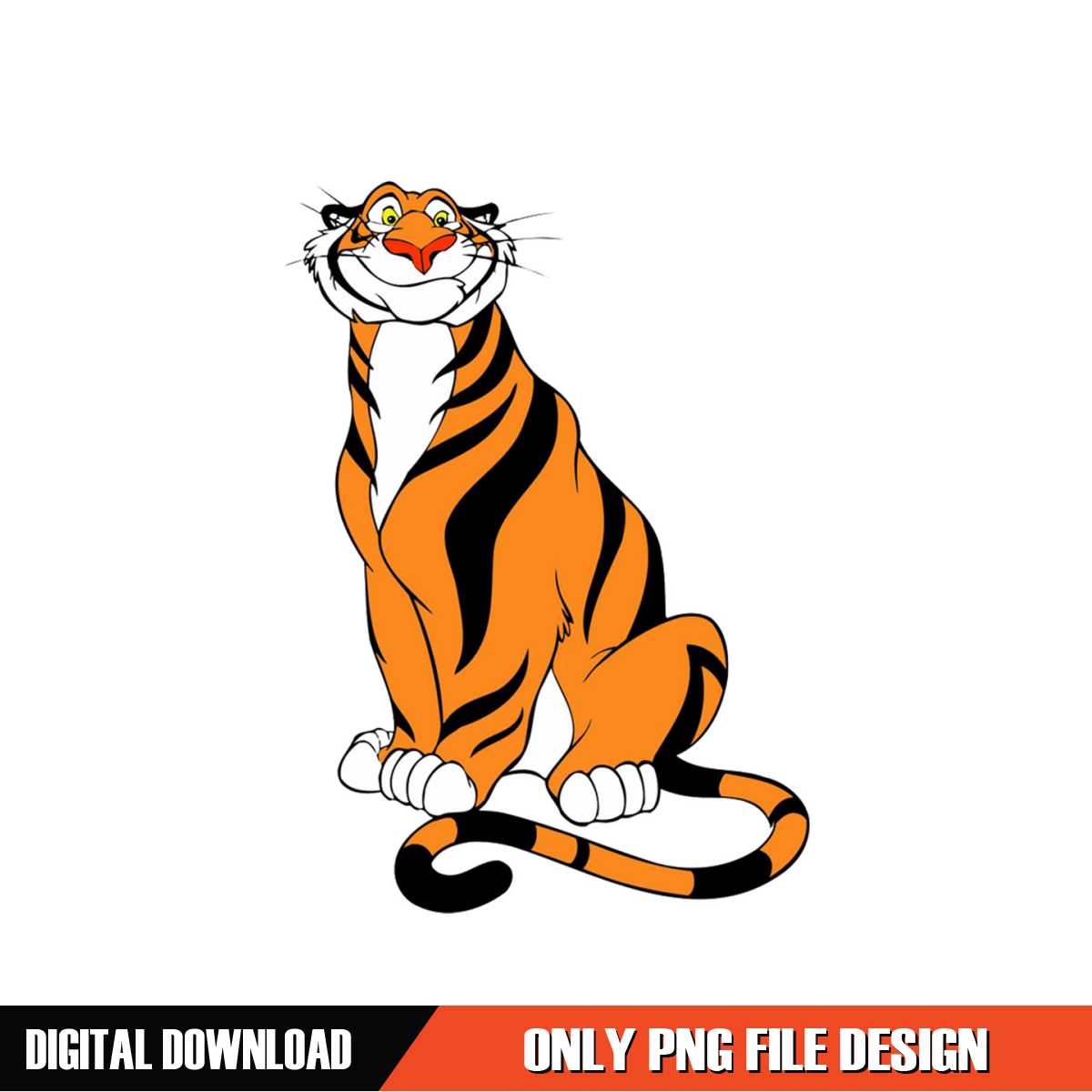 Rajah The Tiger Disney Aladdin Pets PNG | Inspire Uplift