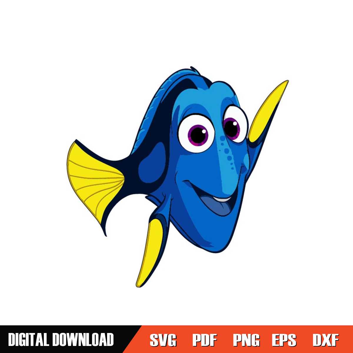 Dory Finding Nemo 023 Svg Dxf Eps Pdf Png, Cricut, Cutting f | Inspire ...