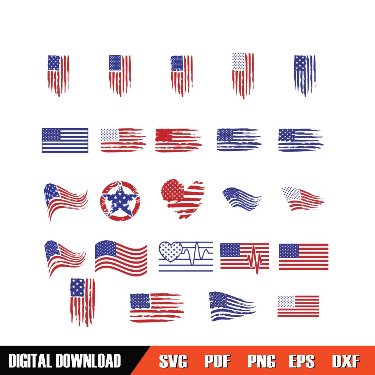 flag svg, us flag svg, distressed flag svg, american flag sv | Inspire ...