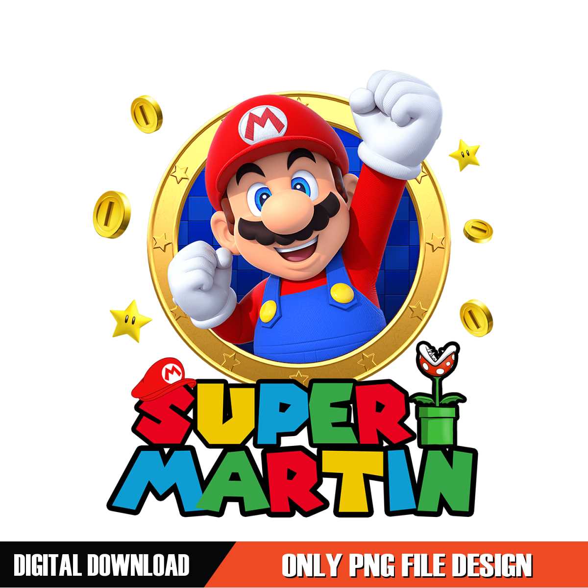 Super Martin Mario Bros Stars PNG | Inspire Uplift
