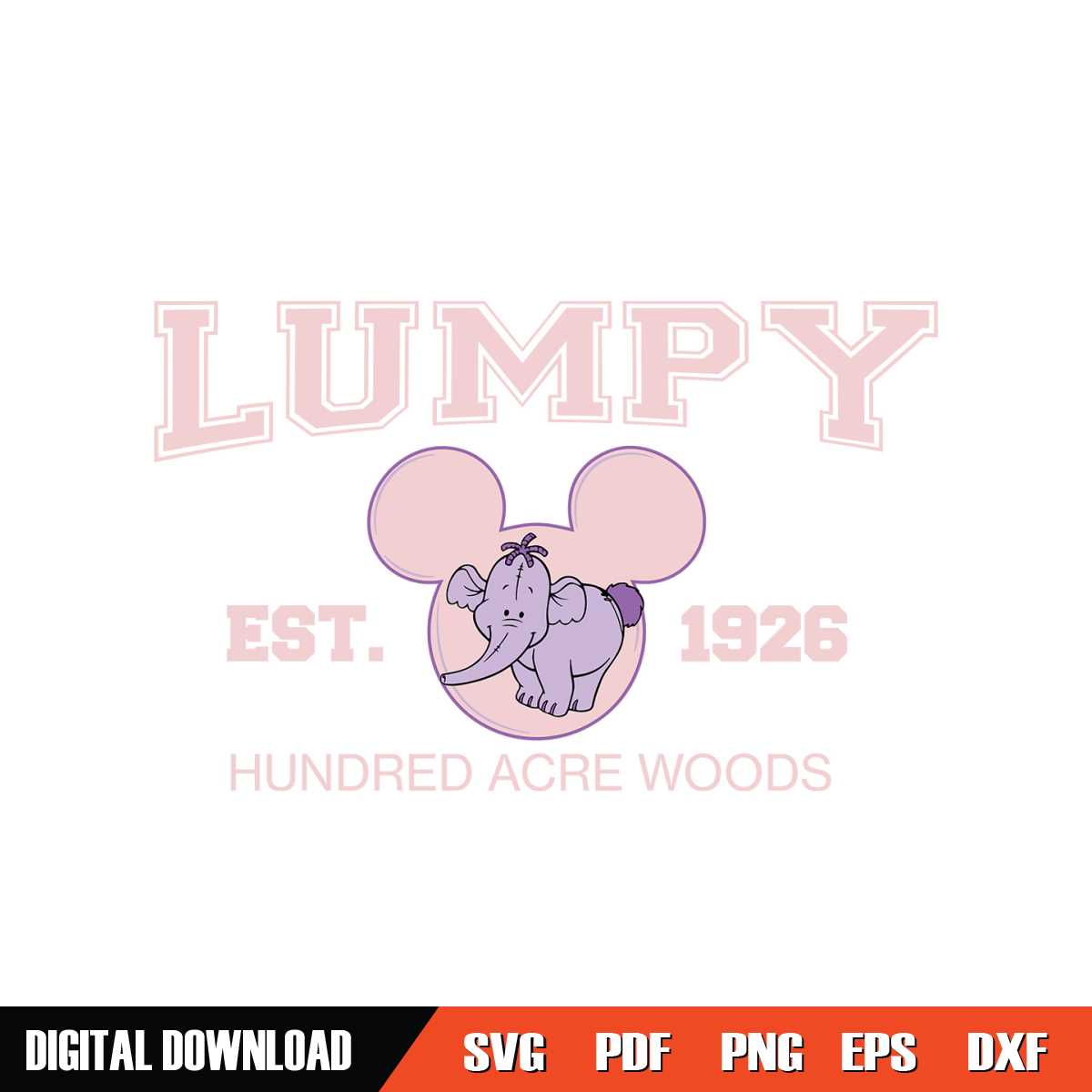 Disney Lumpy Est 1926 Mickey Mouse Svg | Inspire Uplift
