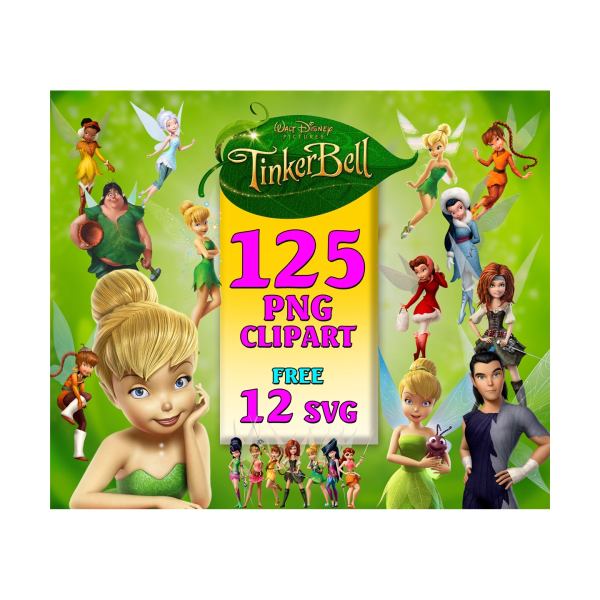 125 Tinkerbell Clipart Png Fairies, Fairy Tinkerbell Clipart | Inspire ...