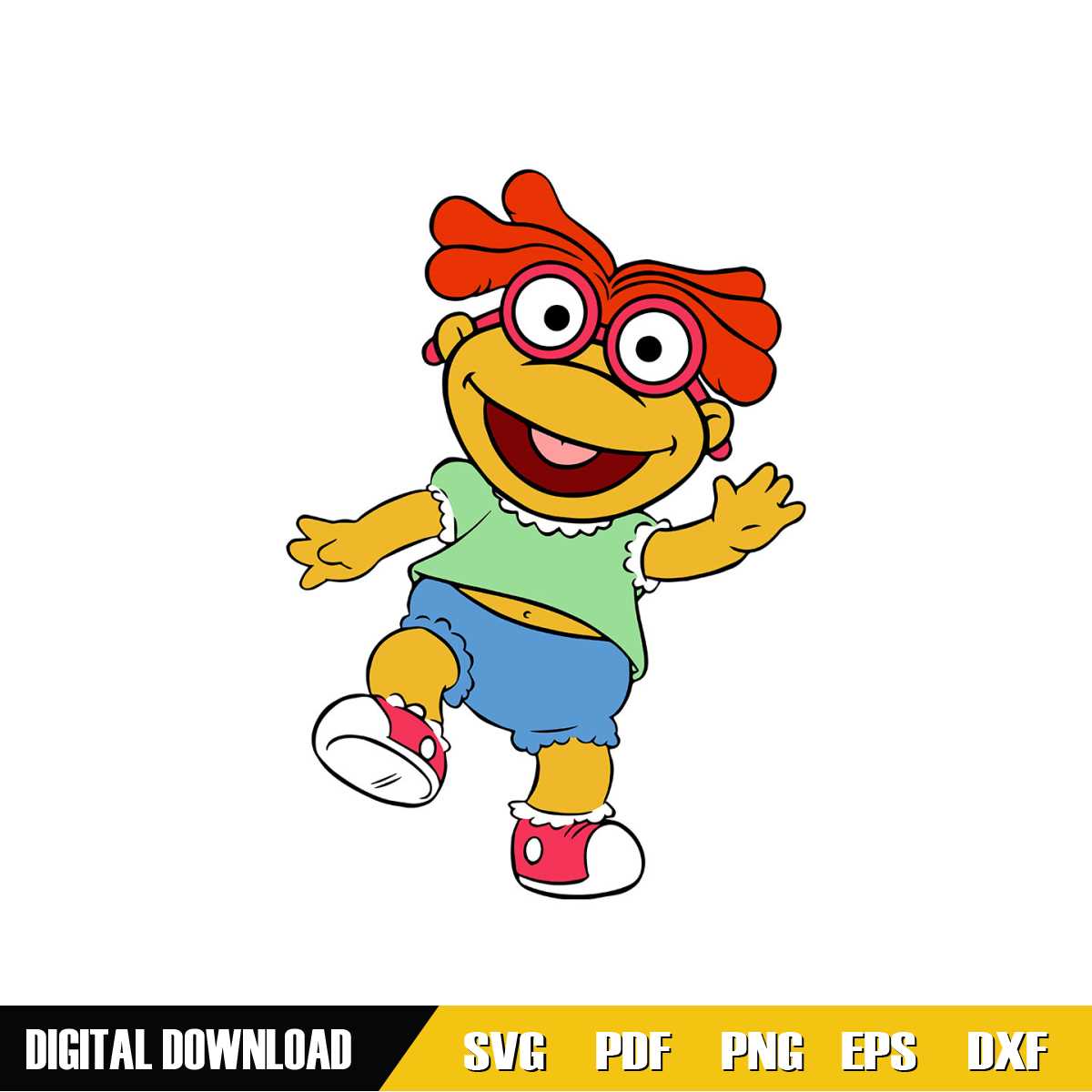Skeeter The Muppet Babies Character SVG - Inspire Uplift