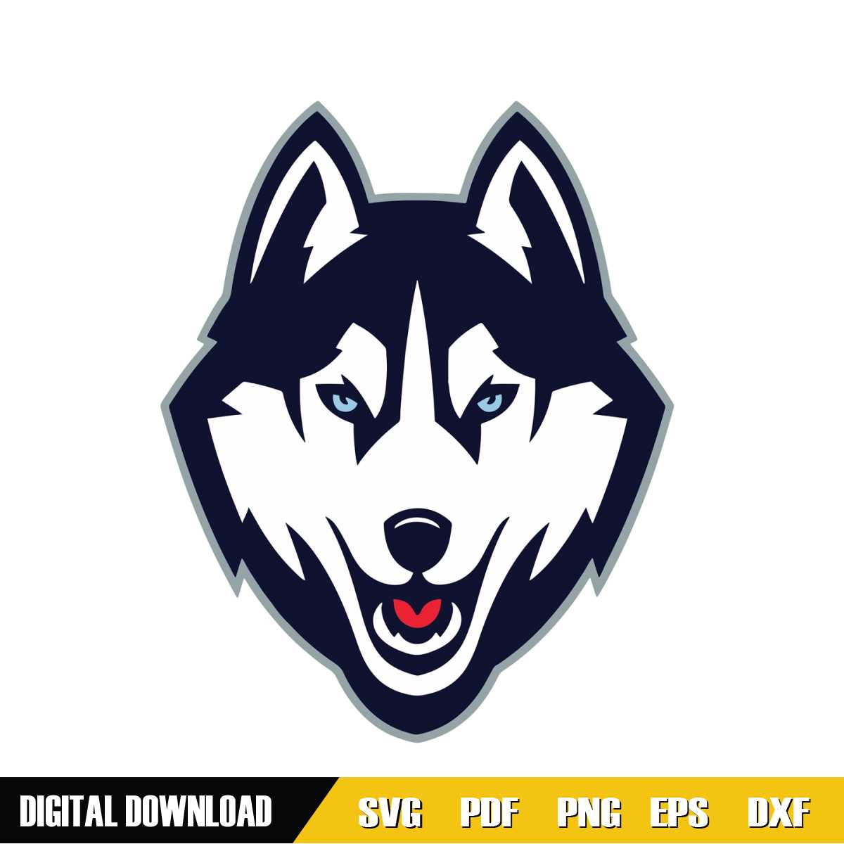 Buy Uconn Huskies Logo Vector Eps Png files | Inspire Uplift