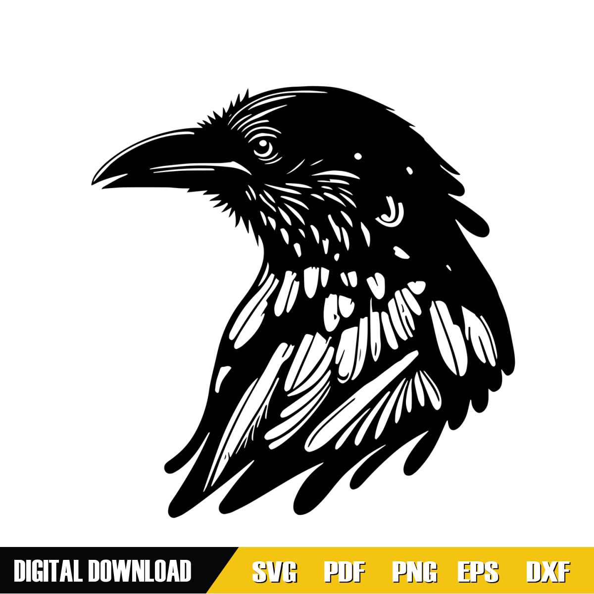 CROW SVG, CROW Clipart, Crow Svg Files For Cricut, Bird Svg | Inspire ...