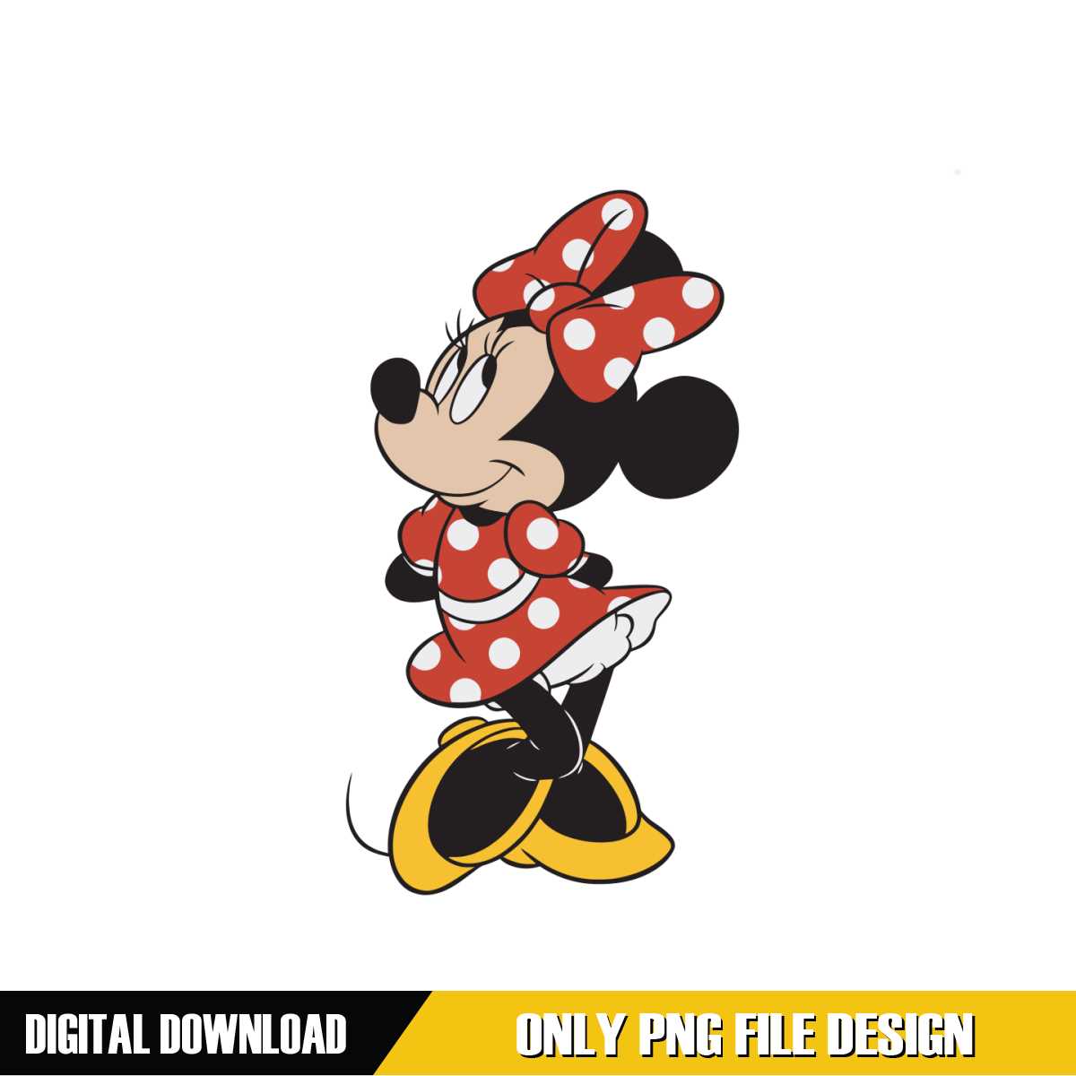 Polka Dot Pink Minnie Mouse Disney PNG | Inspire Uplift