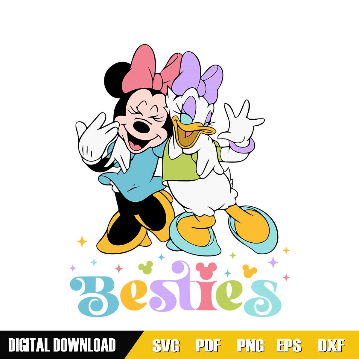 Minnie Mouse and Daisy Duck Best Friends Svg | Inspire Uplift