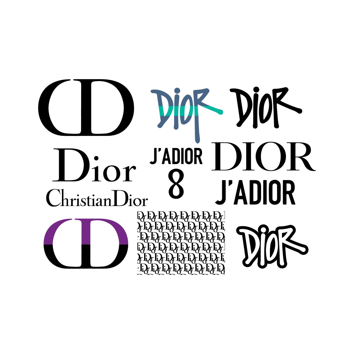 Dior Logos Svg Bundle, Trending Svg, Dior Svg, Christian Dio - Inspire ...