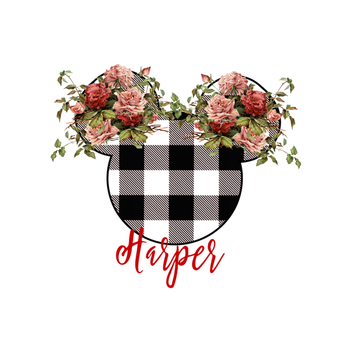 Disney Harper Svg, Disney Svg, Plaid Mickey Mouse Head Svg, | Inspire ...