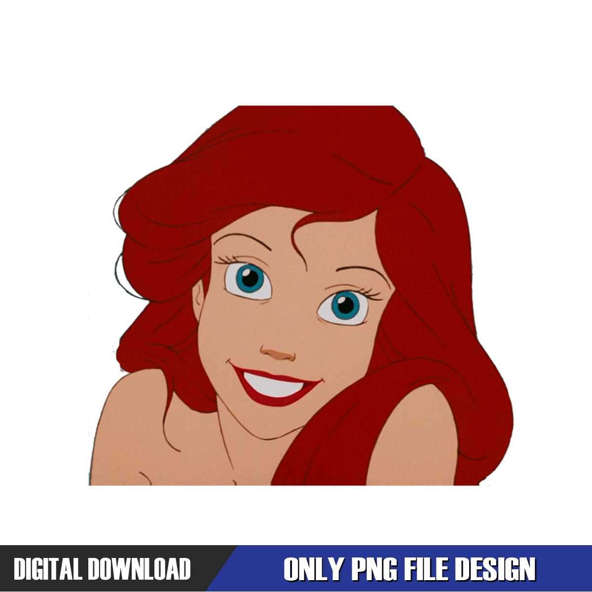 The Little Mermaid Ariel Face Png Vector Clipart Inspire Uplift 2460