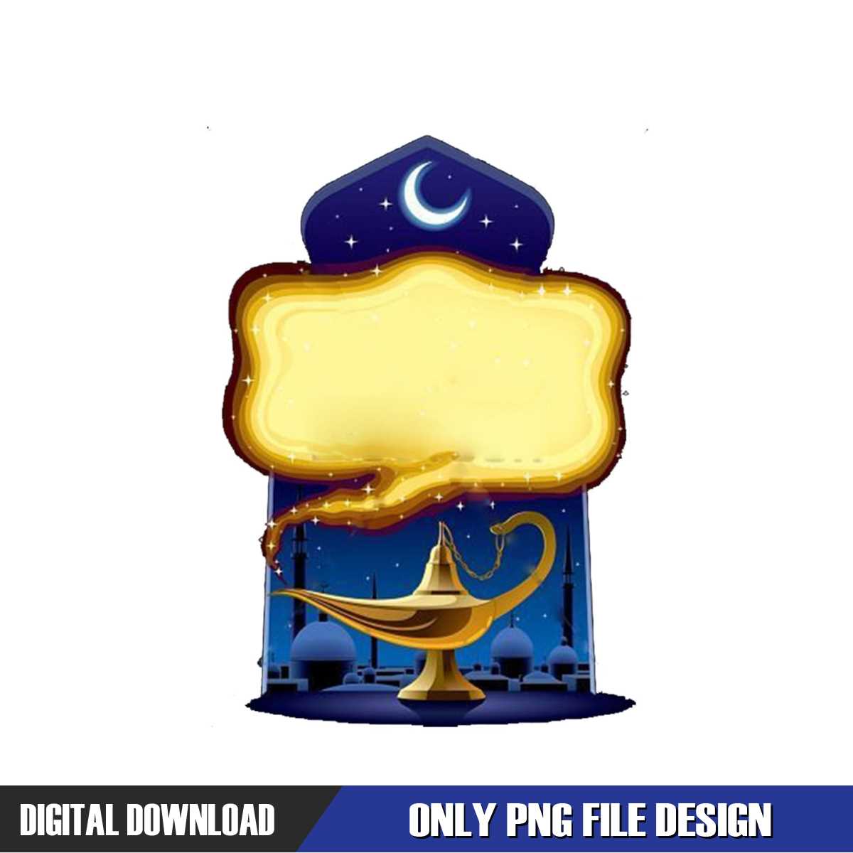 Genie Aladdin Oil Lamp Wishing Moon Aladdin And The Magic La | Inspire ...