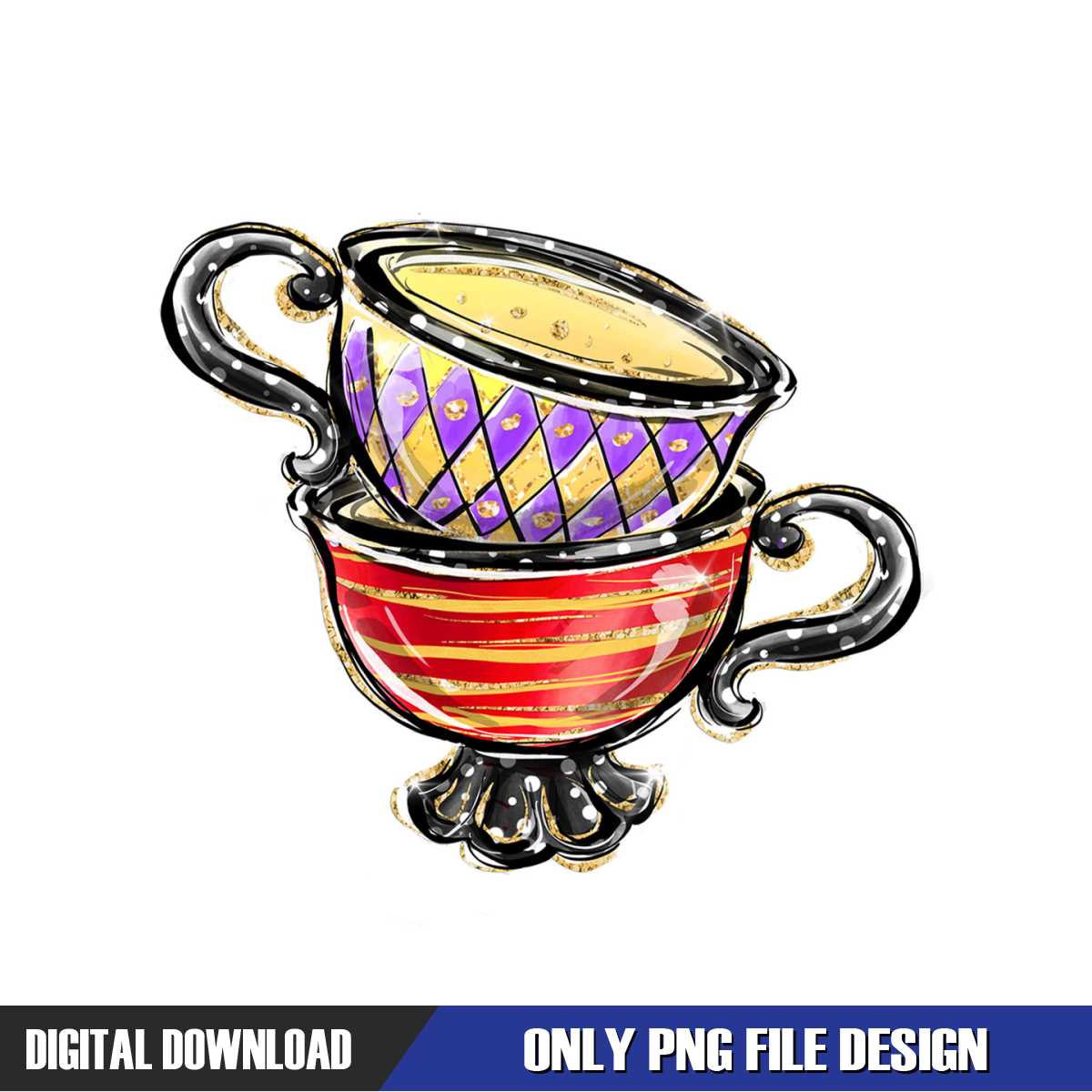 Alice In Wonderland Tea Party Tea Cup Clipart PNG | Inspire Uplift