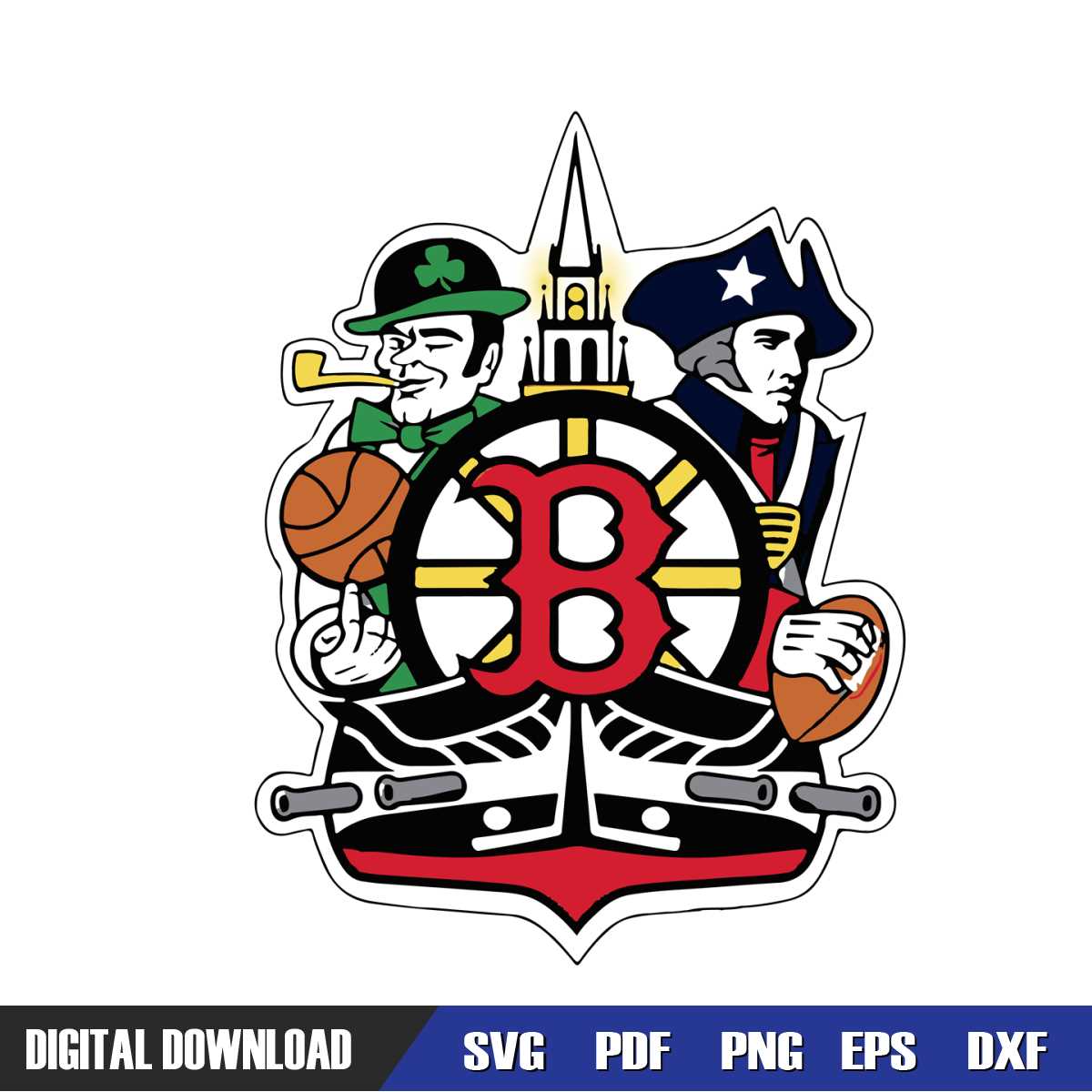 Boston Sports Teams SVG, Red Sox SVG | Inspire Uplift