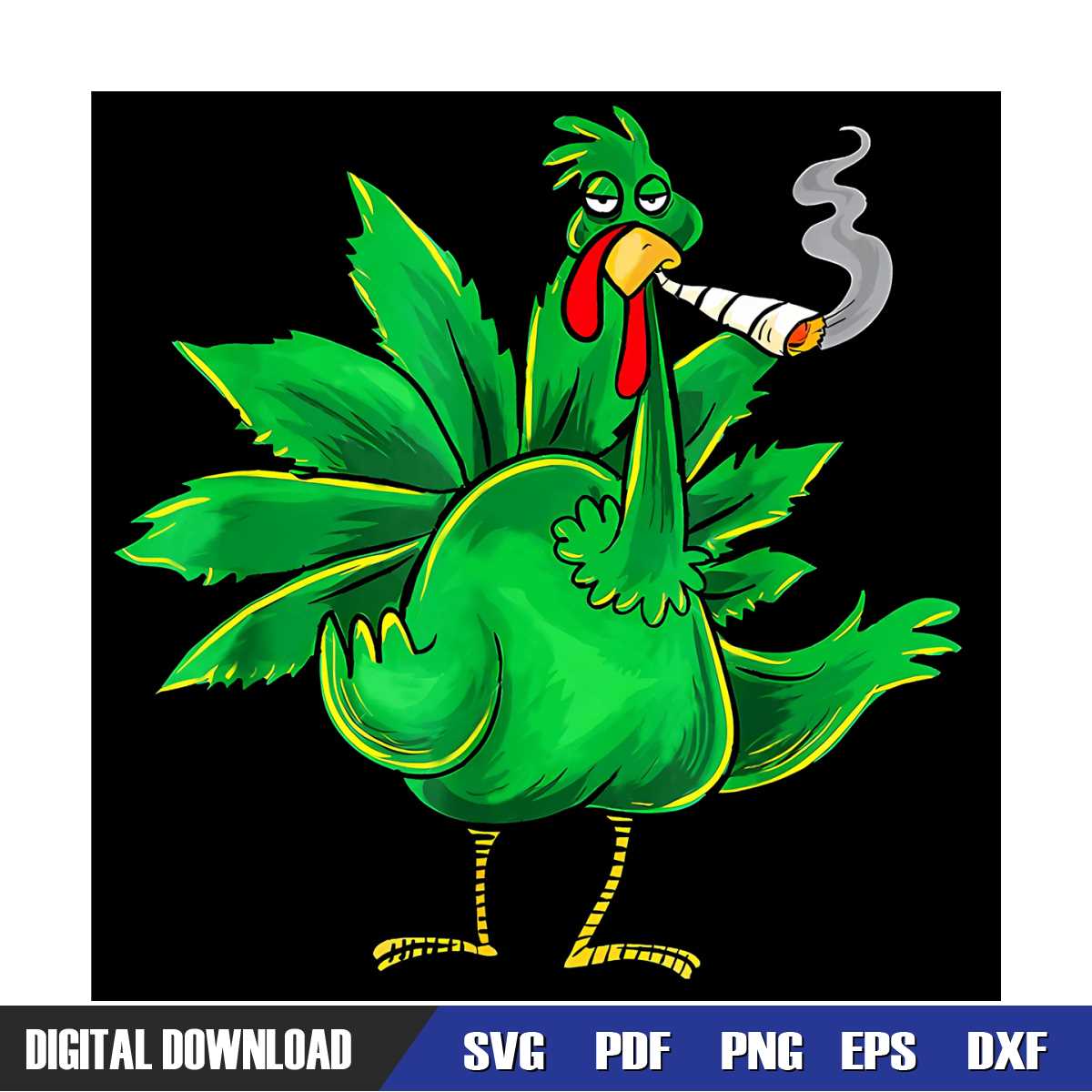 Turkey Weed Smoker Png, Weed Thanksgiving Png, Weed Thankful | Inspire ...