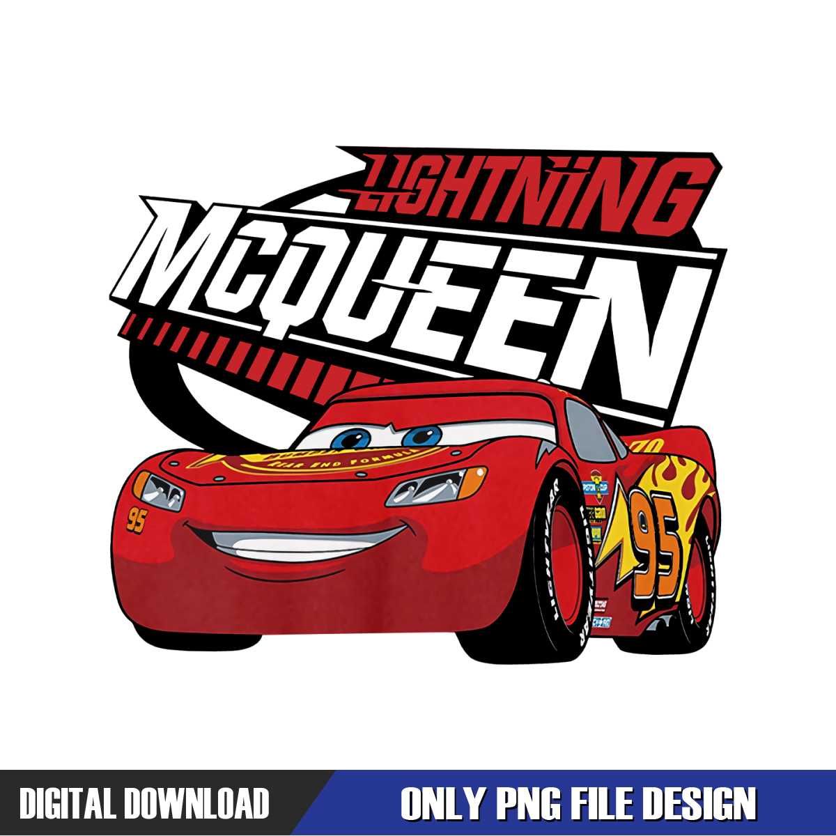 Disney Cars Lightning McQueen 95 PNG | Inspire Uplift