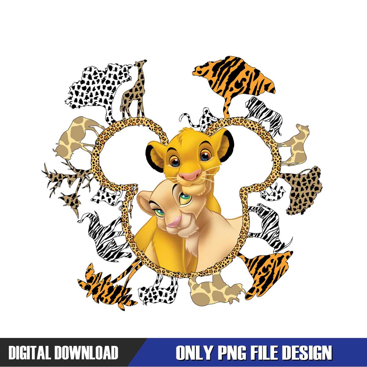 Lion King Simba Nala Animal Kingdom PNG | Inspire Uplift