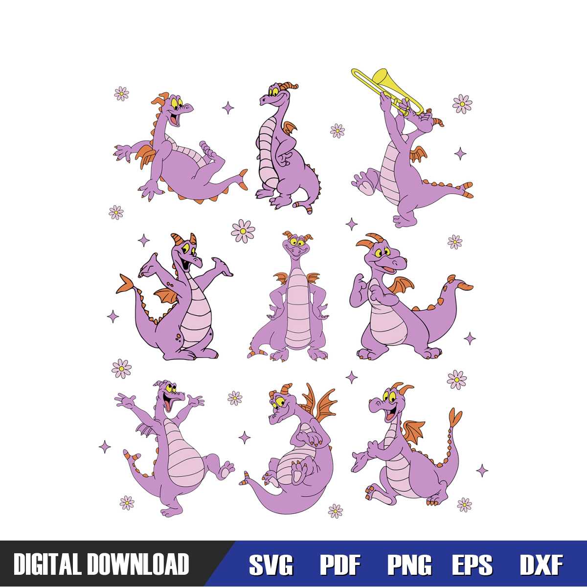 Disney World The Figment Vacation Design SVG | Inspire Uplift
