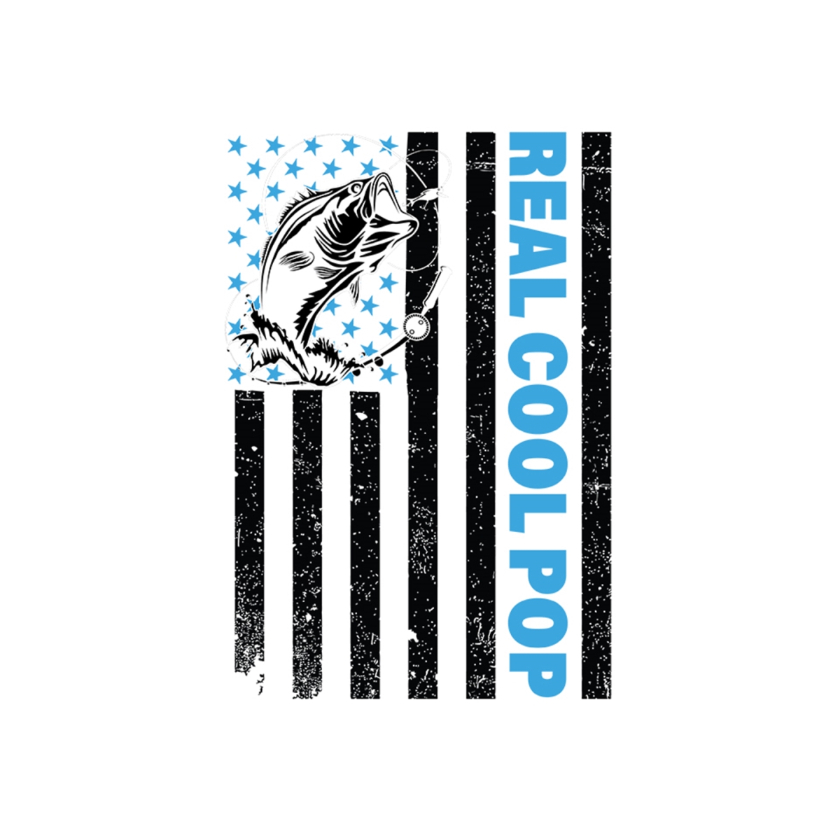 Reel Cool Pop Flag Svg, Fathers Day Svg, Fishing Dad Svg, Da | Inspire ...