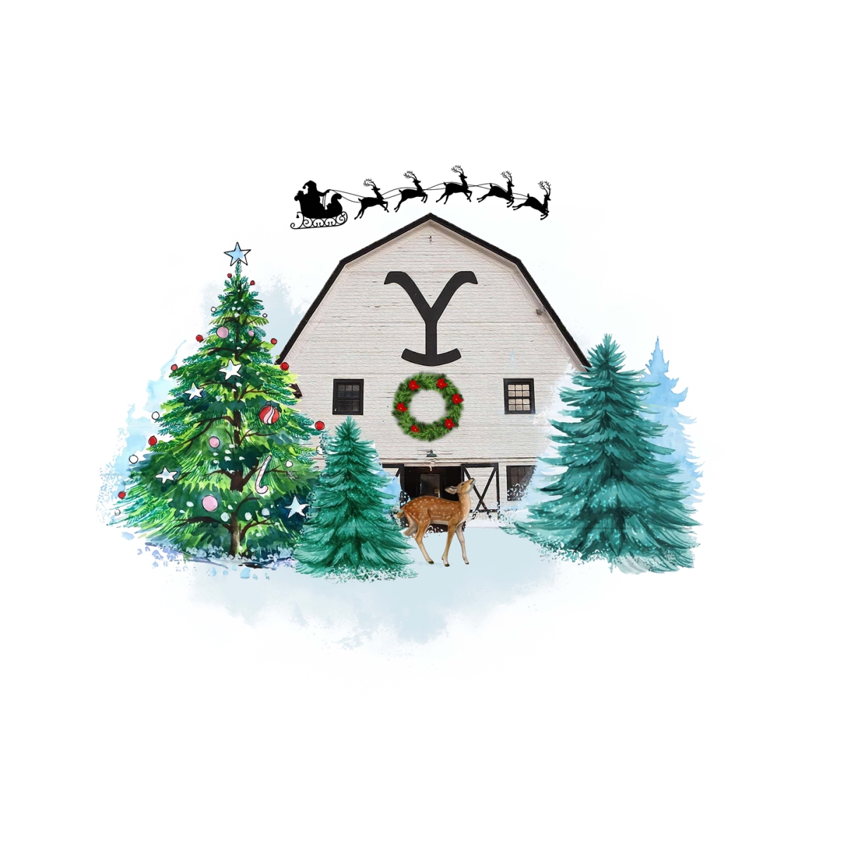 Yellowstone PNG, Christmas Yellowstone Sublimation, Dutton R | Inspire ...