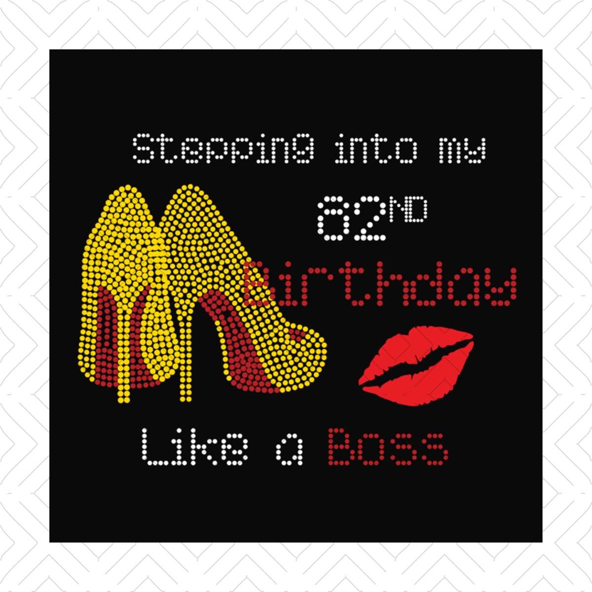 Stepping into my 82nd birthday like a boss svg, birthday svg | Inspire ...