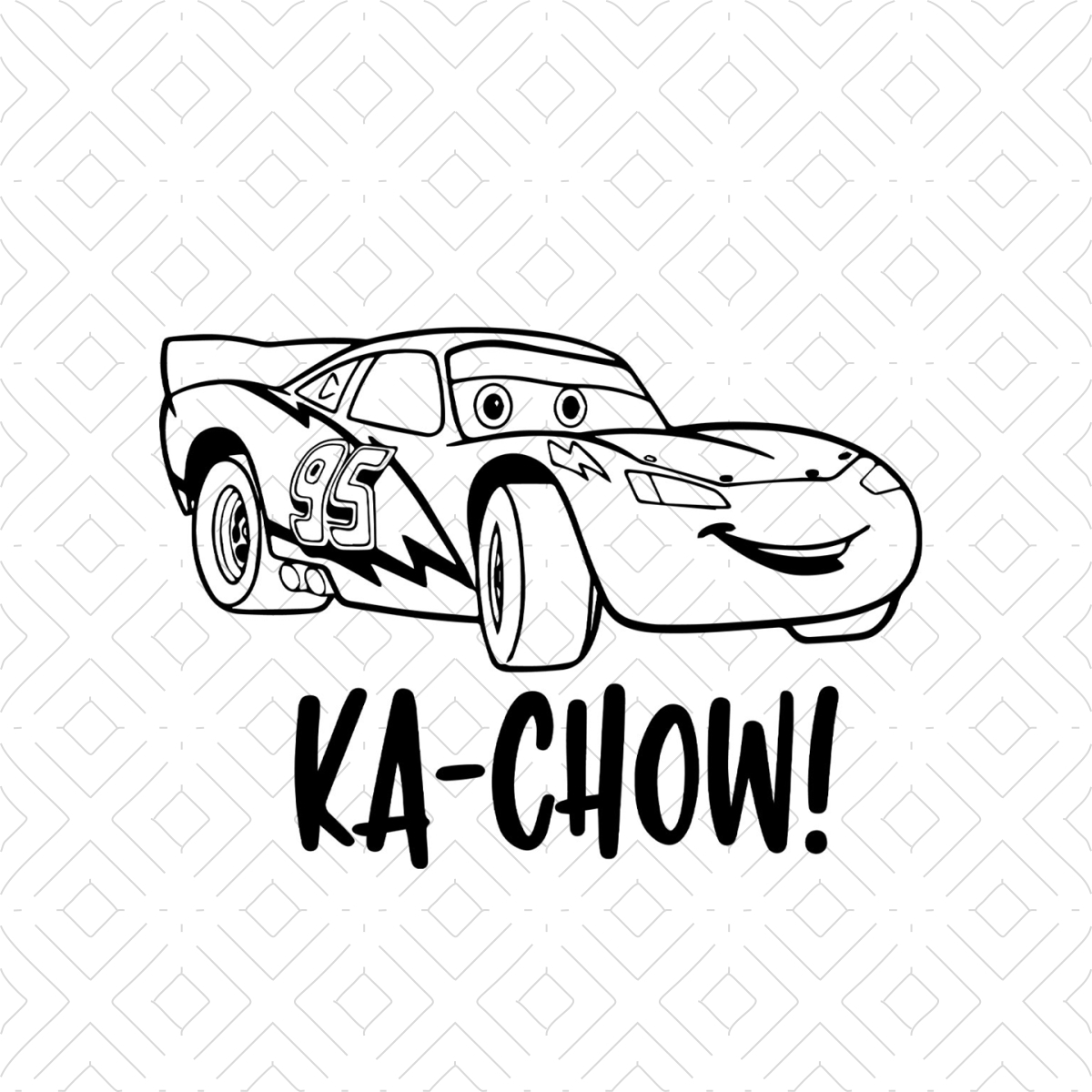 KaChow SVG, Cars Movie SVG, Lightning McQueen SVG, Disney SV | Inspire ...