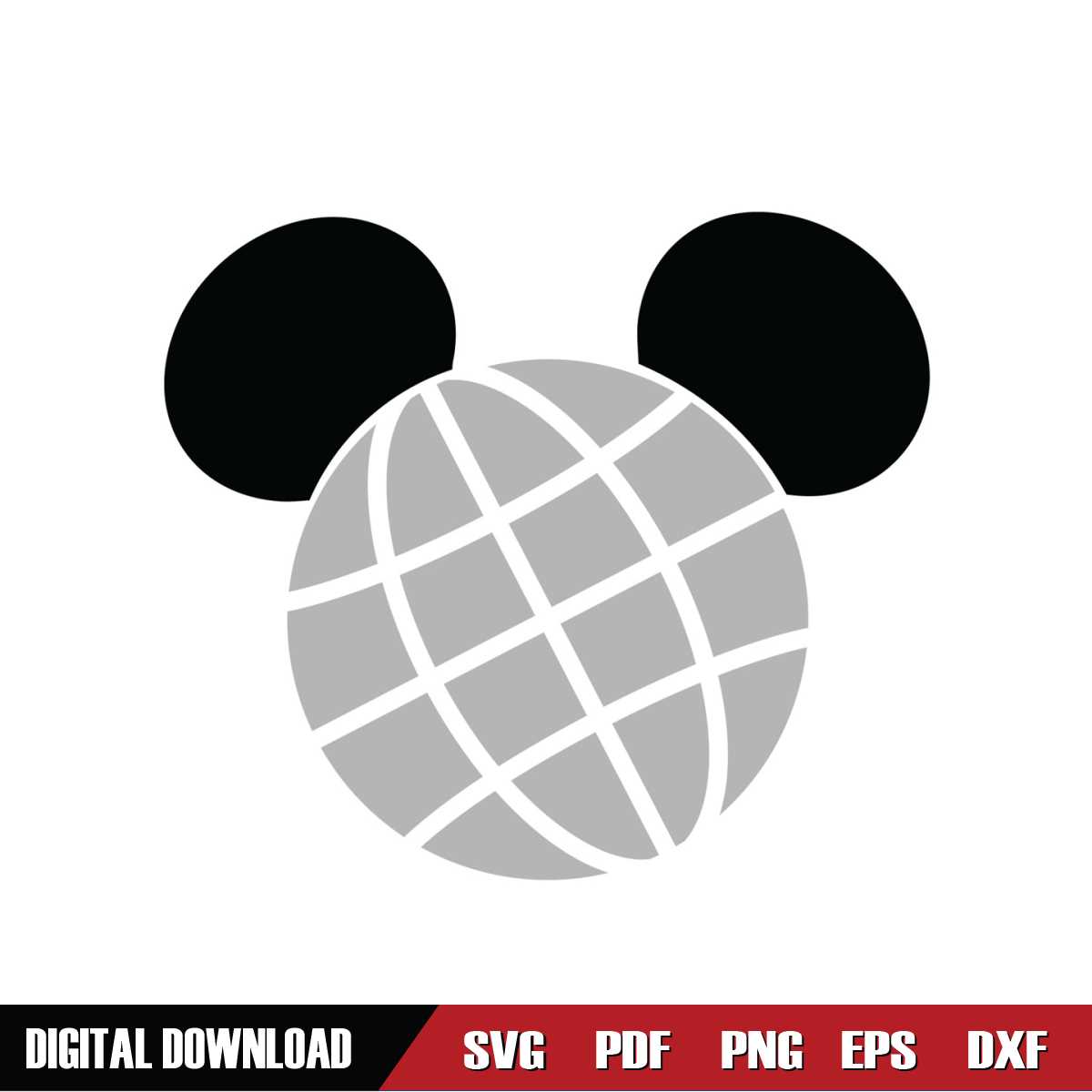 Mickey Mouse Epcot Ball SVG - Inspire Uplift