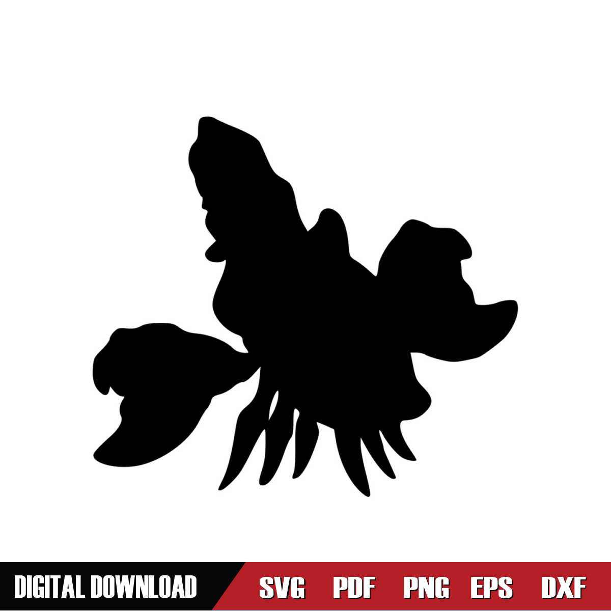 Sebastian King The Little Mermaid Silhouette Vector SVG | Inspire Uplift