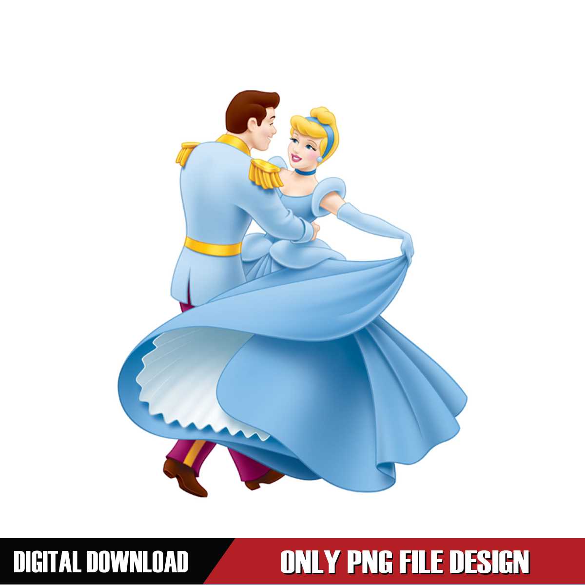 Disney Princess Cinderella And Prince Charming Dance Clipart - Inspire ...