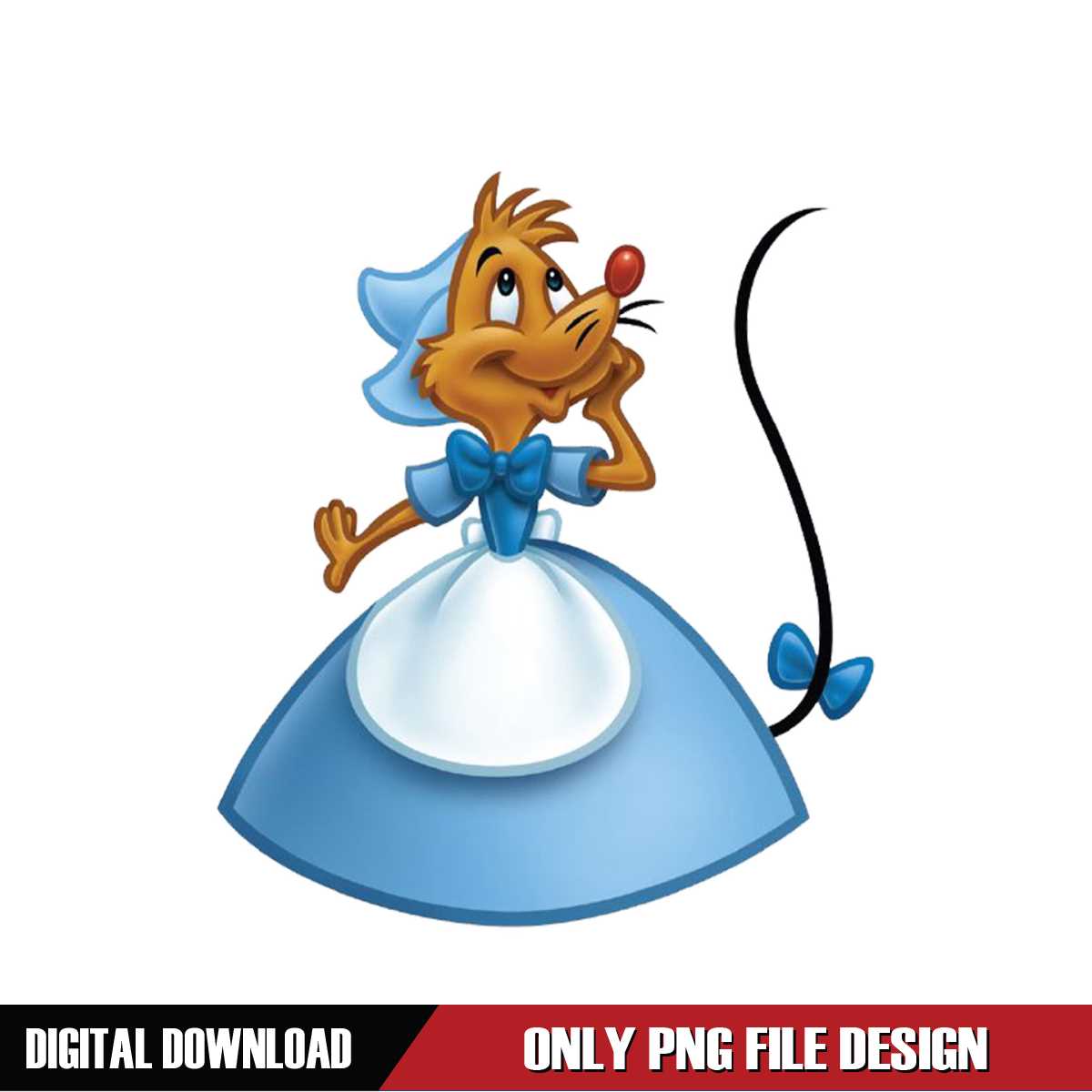 Cinderella Lady Mouse Perla Cartoon Clipart PNG | Inspire Uplift
