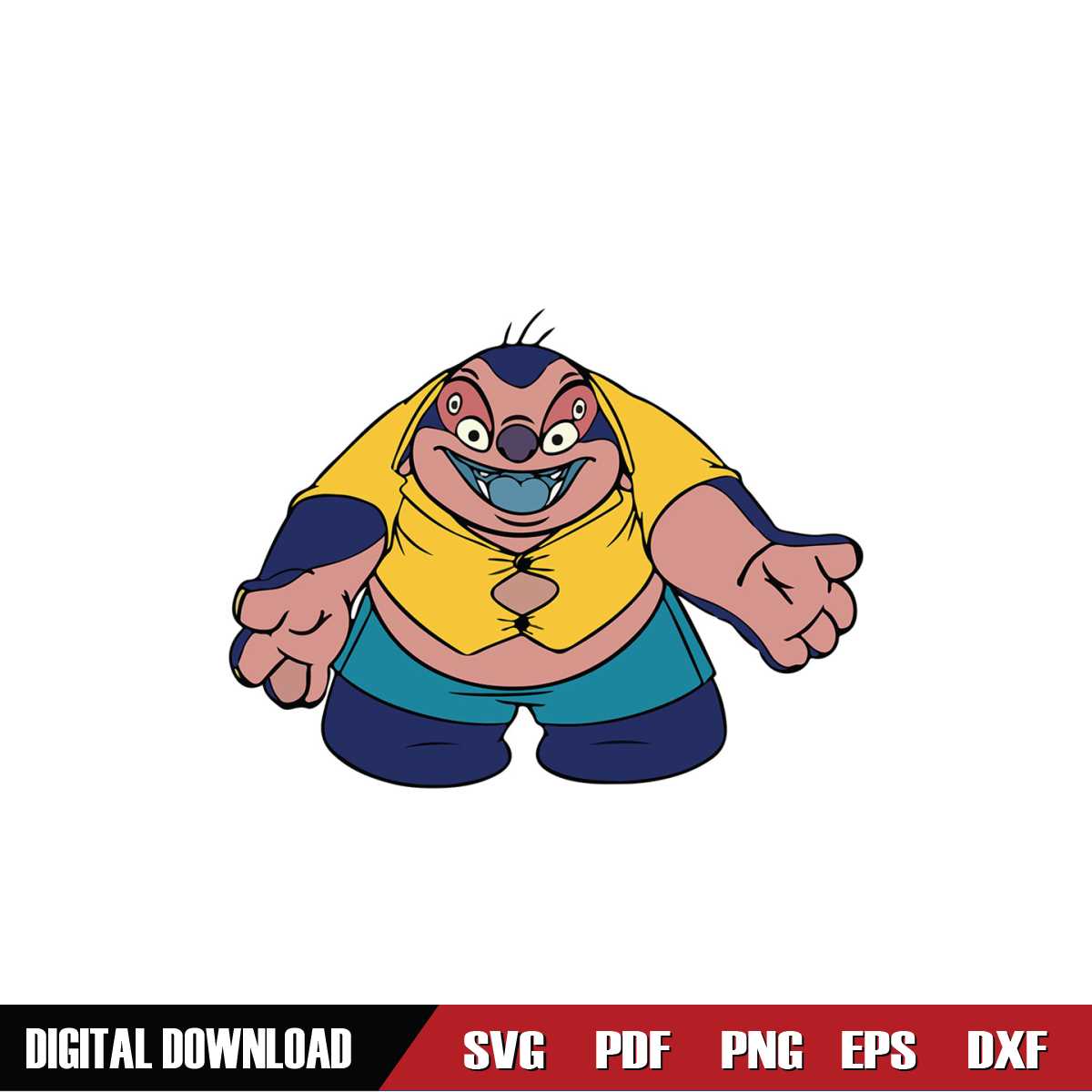 Disney Dr. Jumba Jookiba Lilo Stitch Cartoon Character SVG | Inspire Uplift