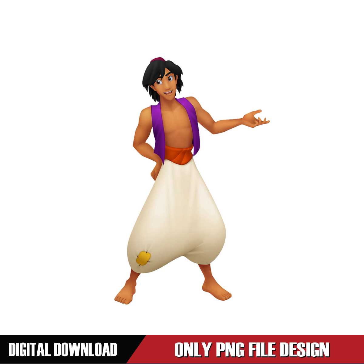 Disney Cartoon Character Aladdin PNG Transparent File | Inspire Uplift