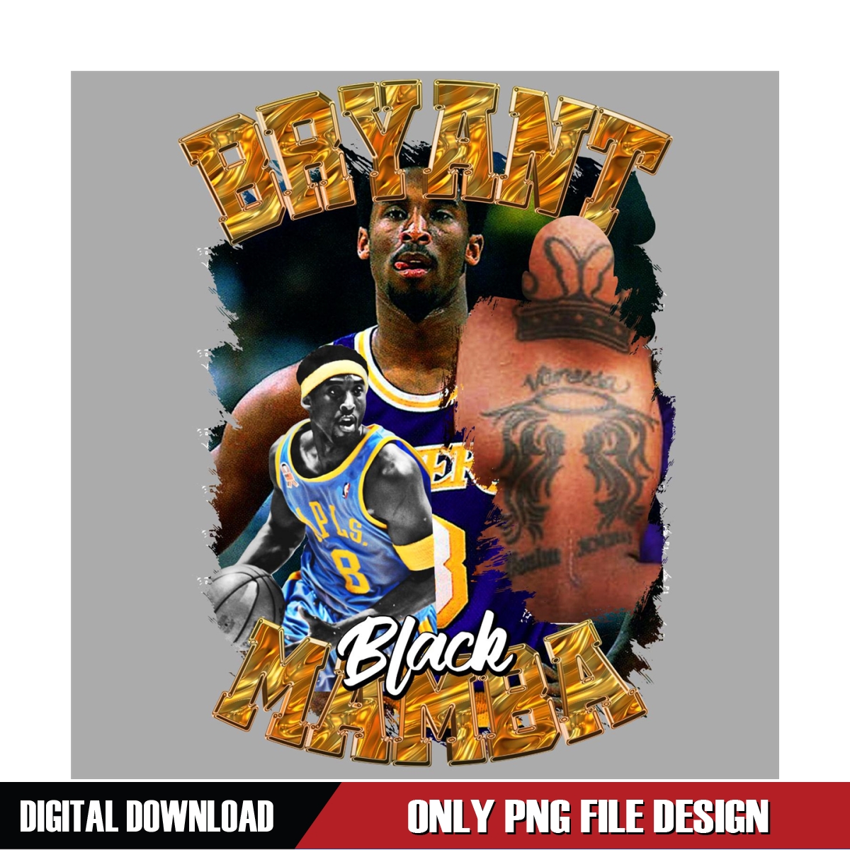 Kobe Bryant Black Mamba PNG Download File | Inspire Uplift