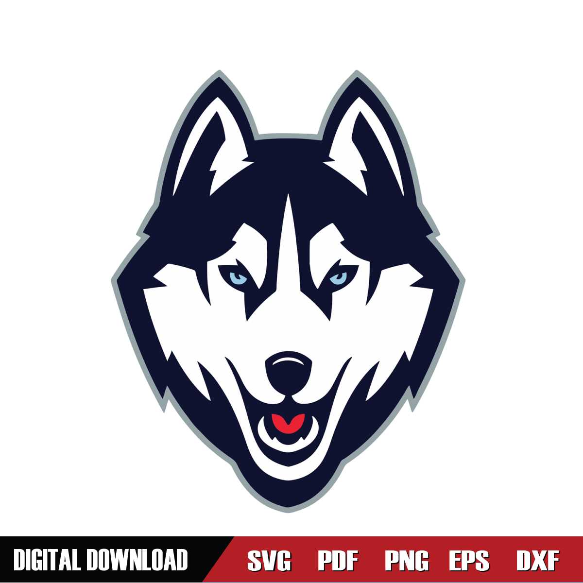 Buy Uconn Huskies Logo Vector Eps Png files | Inspire Uplift