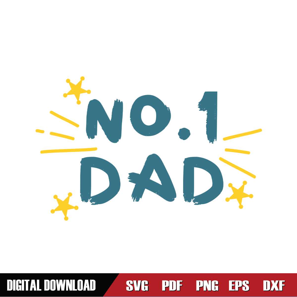 World Number One Dad SVG | Inspire Uplift