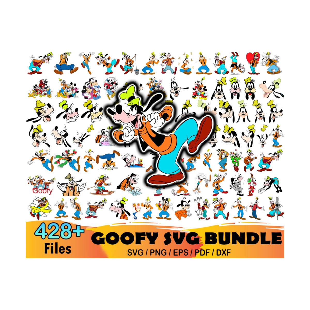428 Files Disney Goofy Svg, Disney Svg, Cartoon Svg | Inspire Uplift