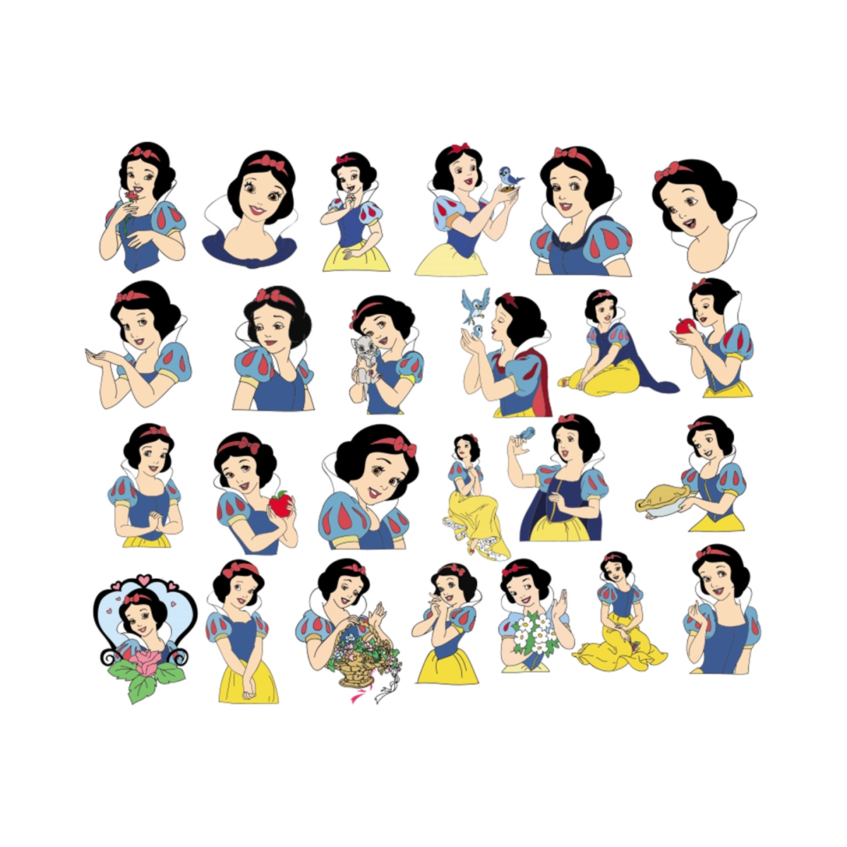 Snow White Bundle Svg, Disney Svg, Snow White And The Seven | Inspire ...