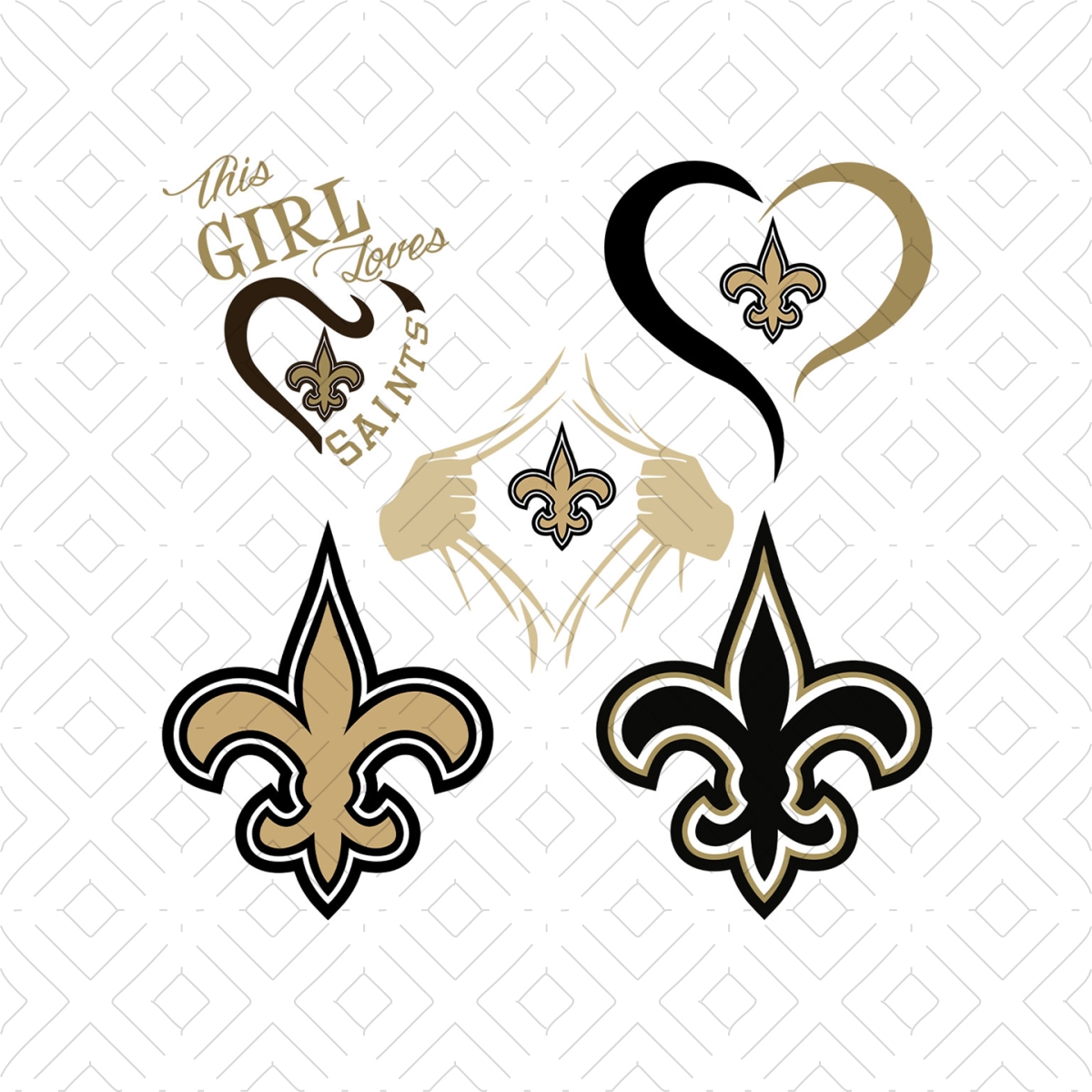 NEW ORLEANS SAINTS SVG,Sport Svg,Saints Designs Downloads,Sa | Inspire ...
