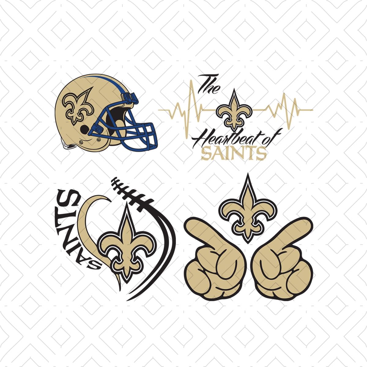 NEW ORLEANS SAINTS SVG,Sport Svg, Saints Designs,Louisiana F | Inspire ...