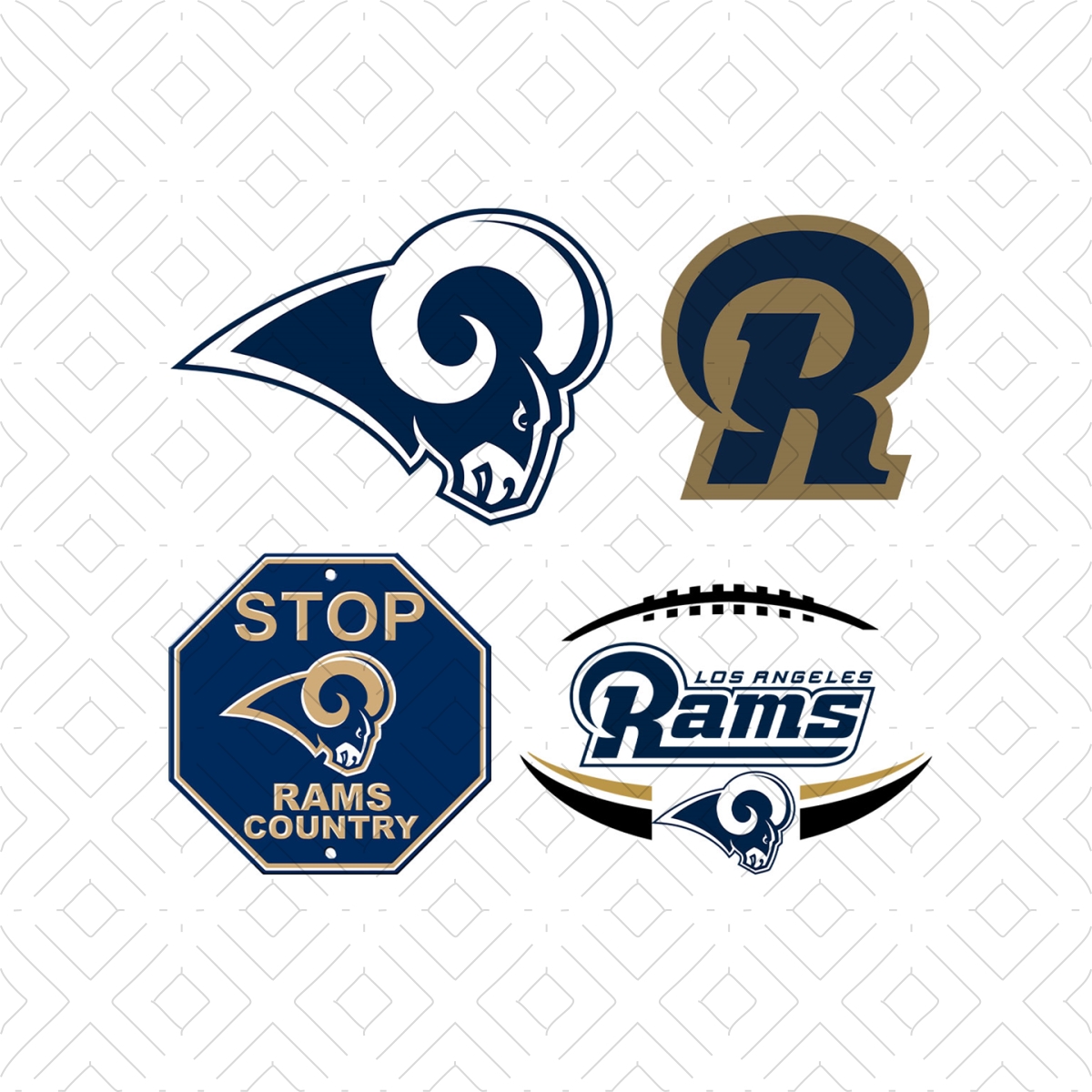 Los Angeles Rams Bundle Svg, Sport Svg, Rams Logo Svg,Los An | Inspire ...