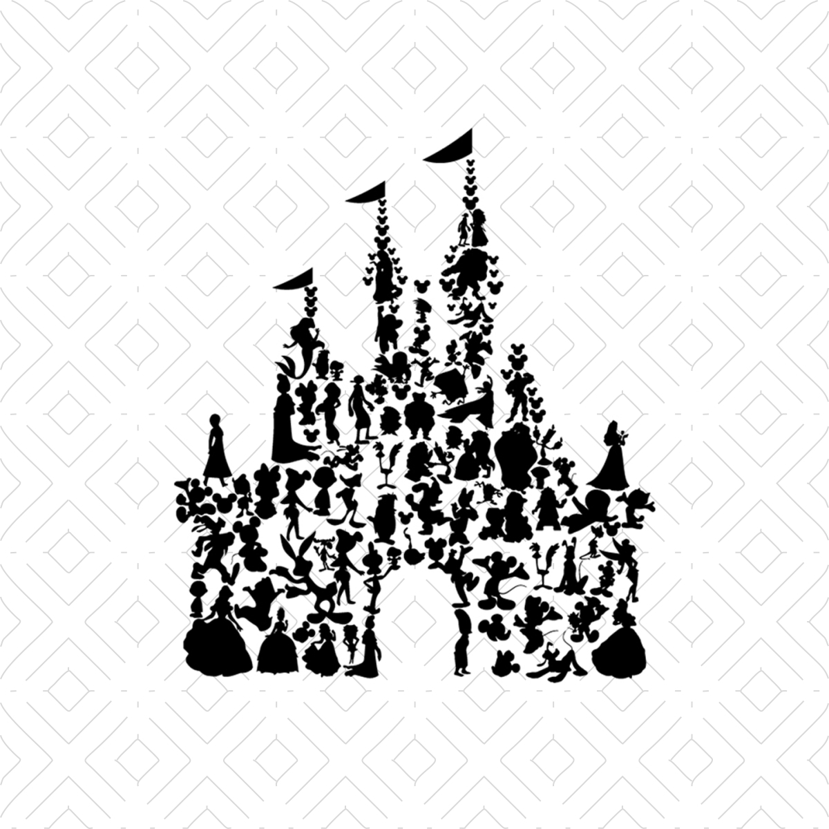 Characters Disneyland Svg, Disney Svg, Disneyland Svg, Castl | Inspire ...