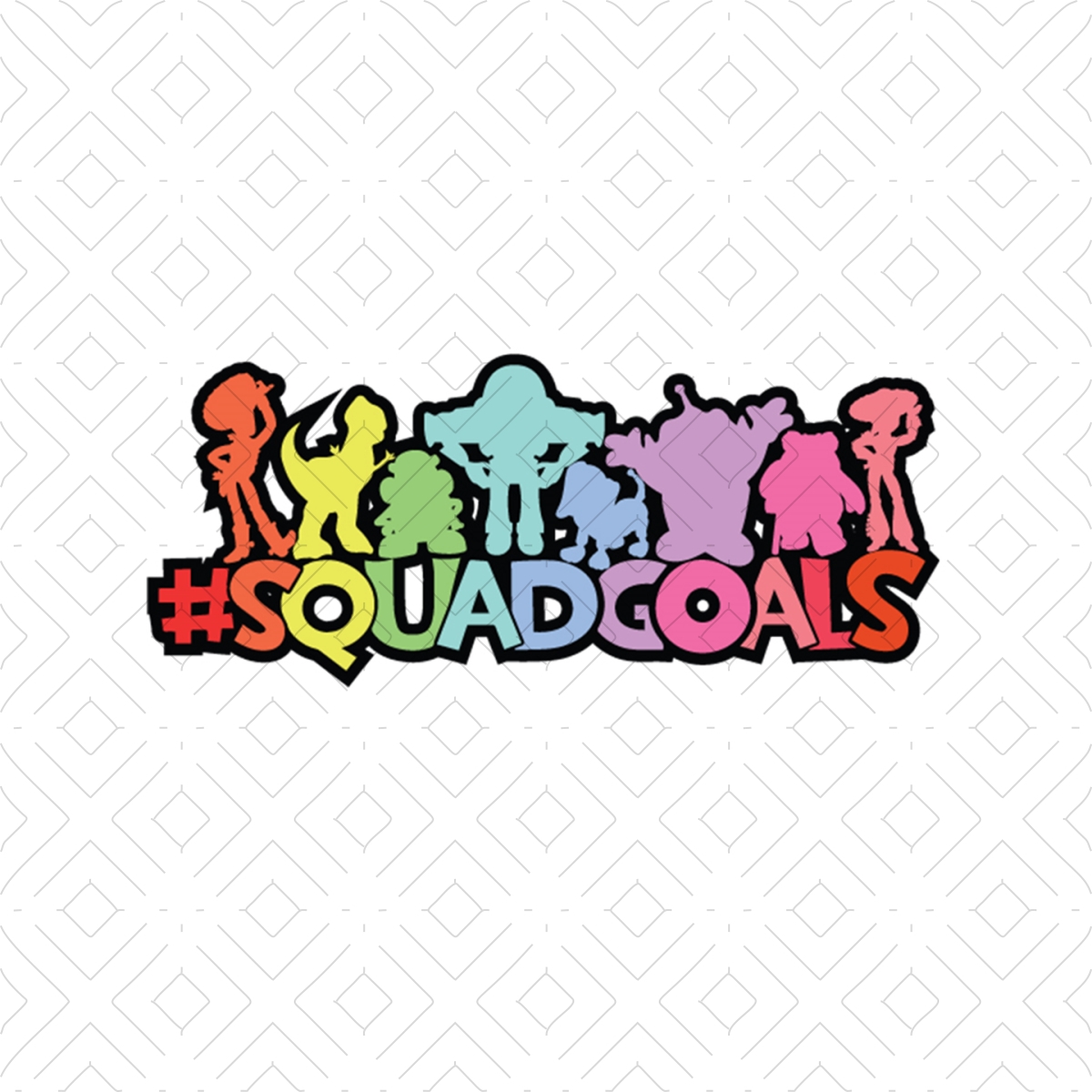 Colorful Squad Goals Svg, Disney Svg, Toy Story Svg, Squad G | Inspire ...