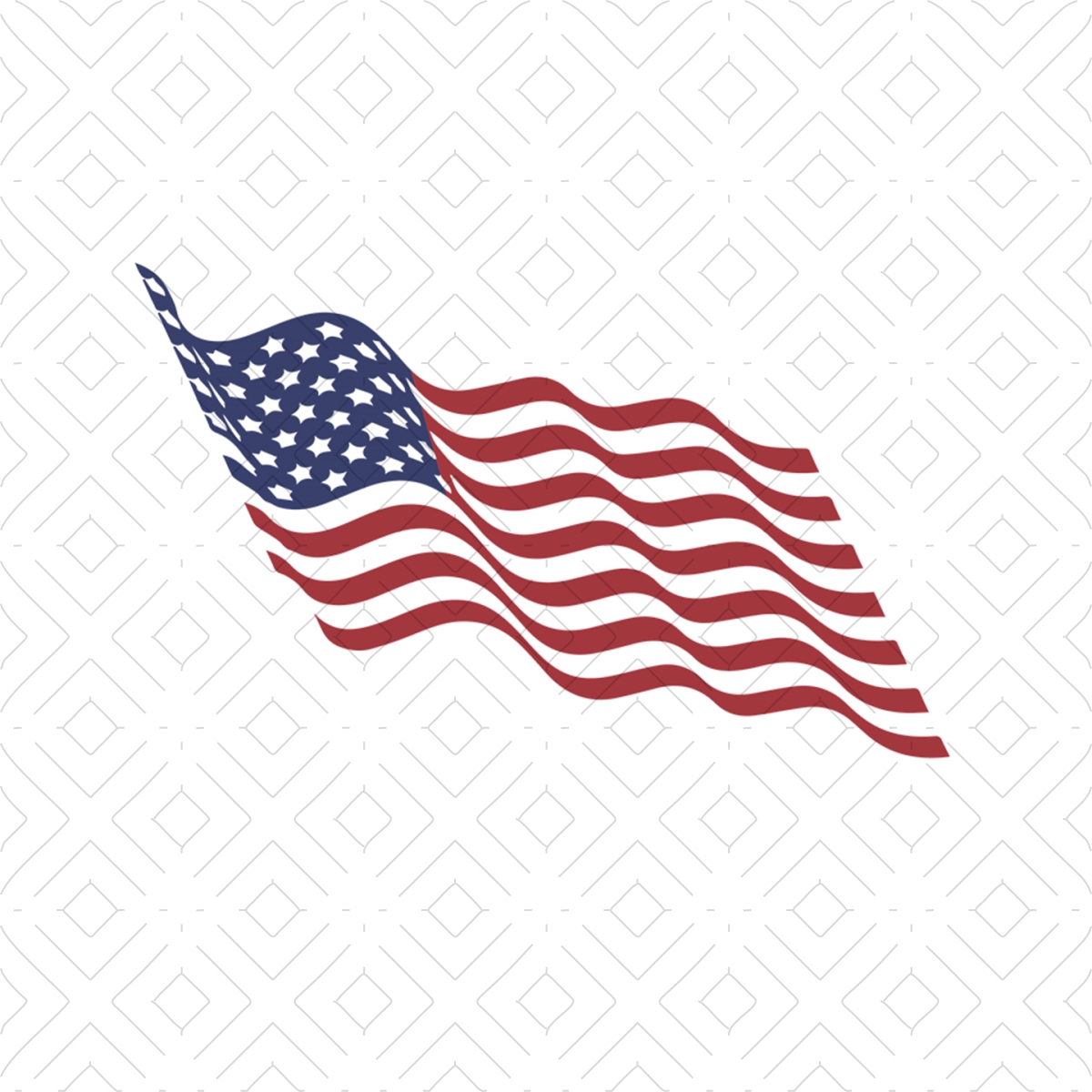 American Waving Flag Svg, Independence Svg, 4th Of July Svg, | Inspire ...
