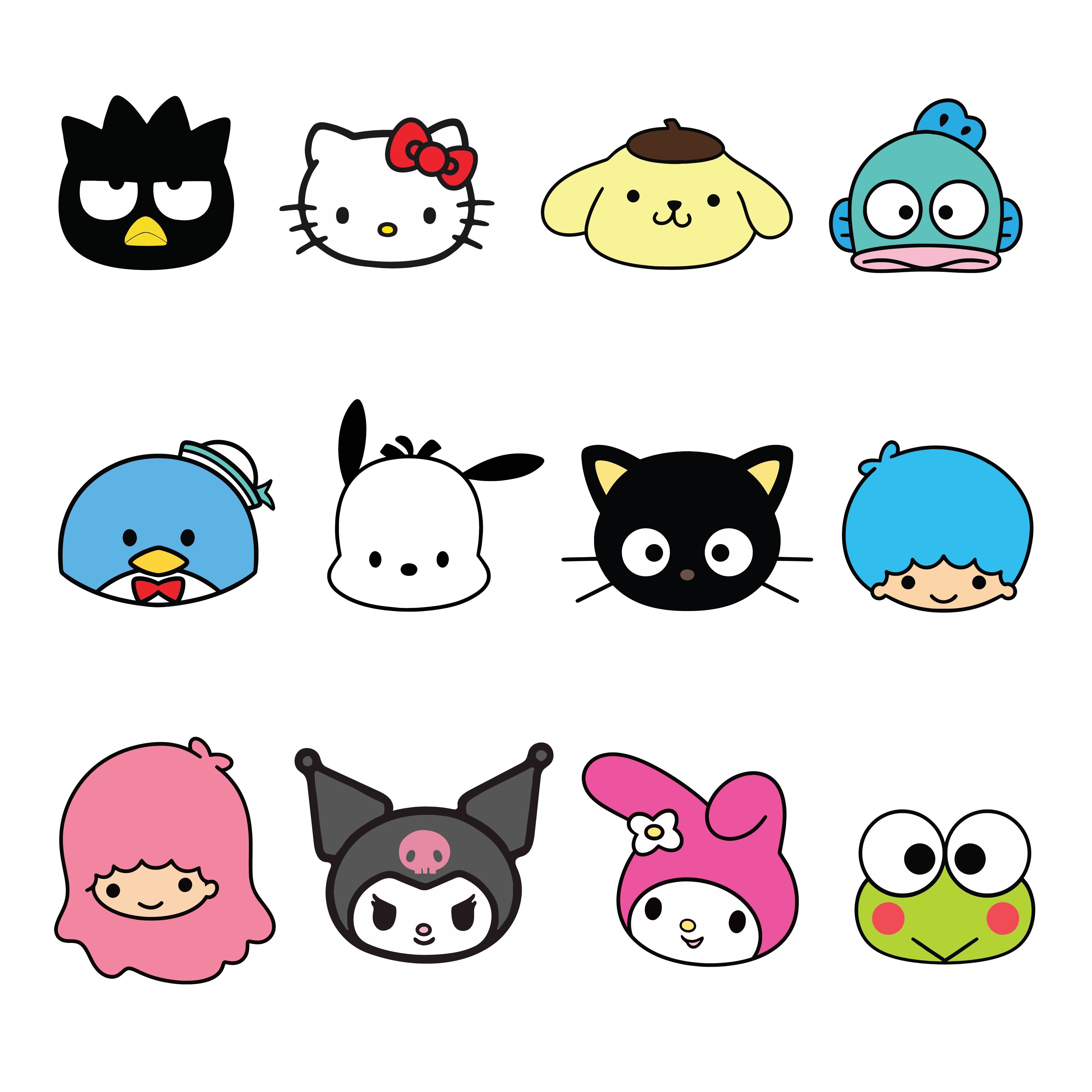 Sanrio Characters Bundle Svg, Sanrio Svg, Hello Kitty Svg, K | Inspire ...